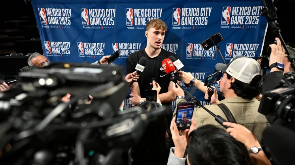 Cooper Flagg, his first professional game outside the United States - AM850